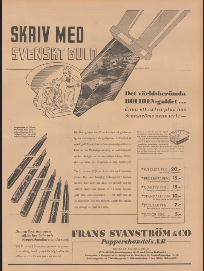 Svenska pennor – Magnus Lundberg